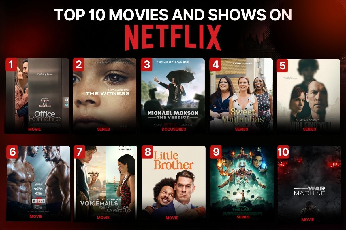 Top 10 Movies And Shows On Netflix UK Right Now